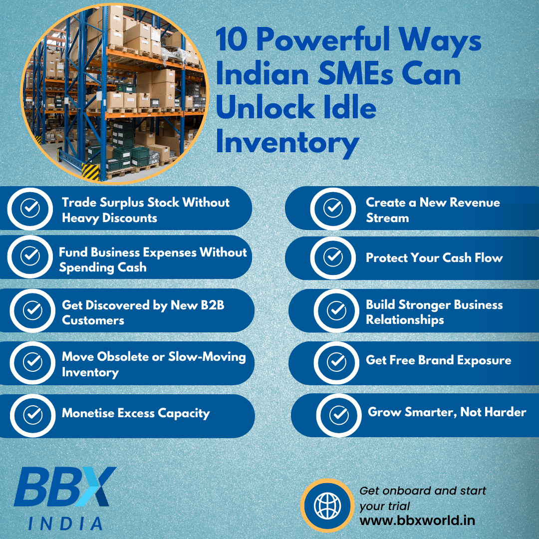 10 Powerful Ways Indian SMEs Can Unlock Idle Inventory - BBXWorld India